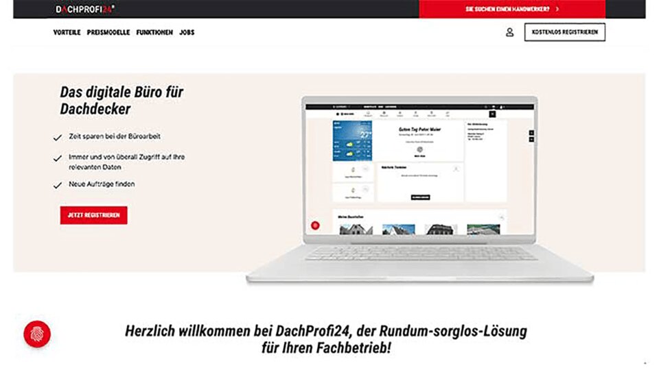 Die Dachdecker Software von DachProfi24