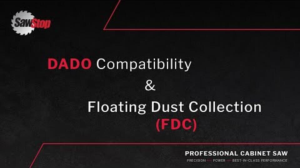 Neu in Europa: DADO Cuts mit der Professional Cabinet Saw