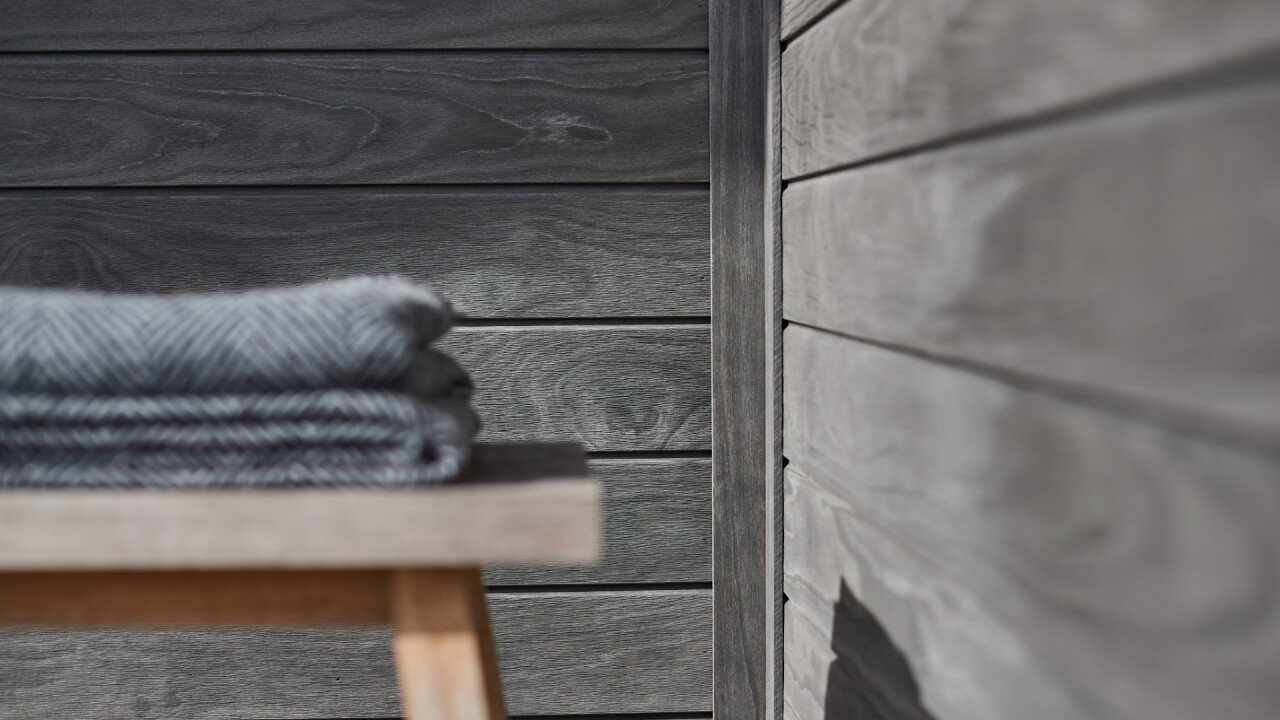 Decking and cladding made of Accoya wood